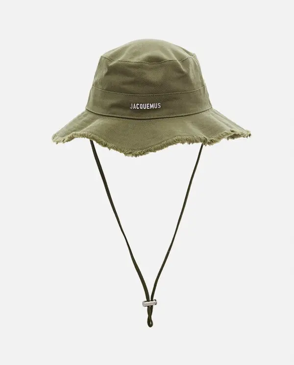 Jacquemus Le Bob Artichaut Cappello In Cotone - Verde