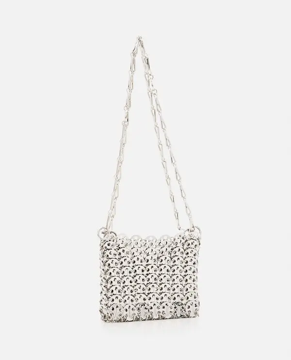 Rabanne 1969 Nano Shoulder Bag - Silver