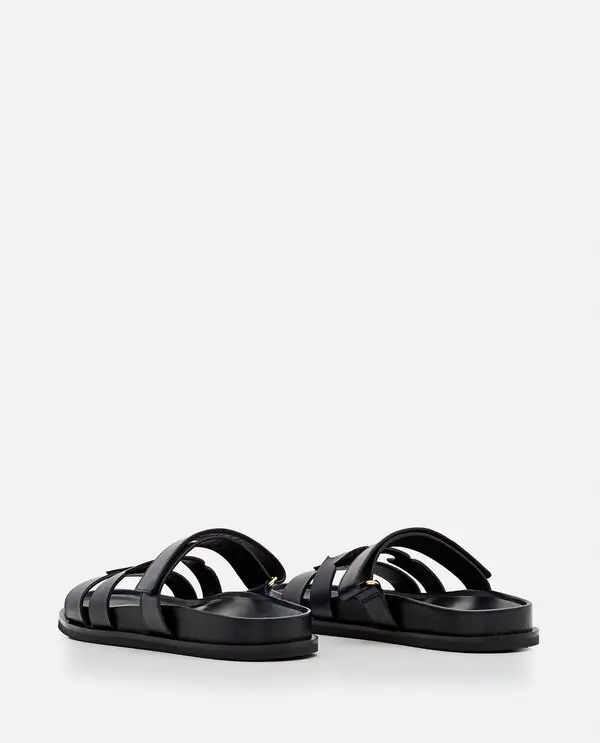 Tory Burch Ines T Slide Sporty Sandal - Black