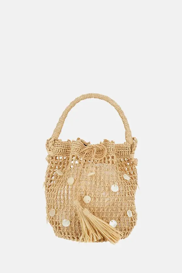 Alanui Raffia Bucket Bag