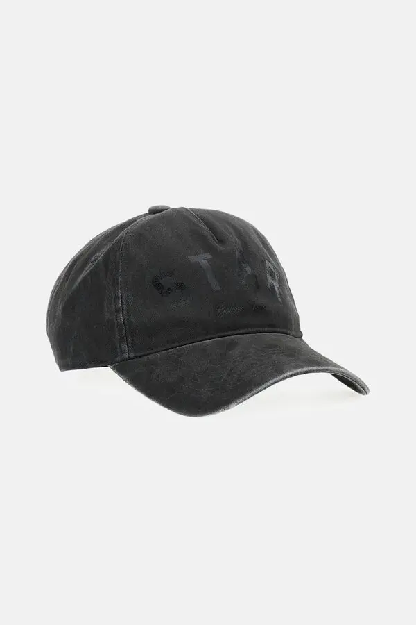GOLDEN GOOSE Cotton Baseball Cap - Grey