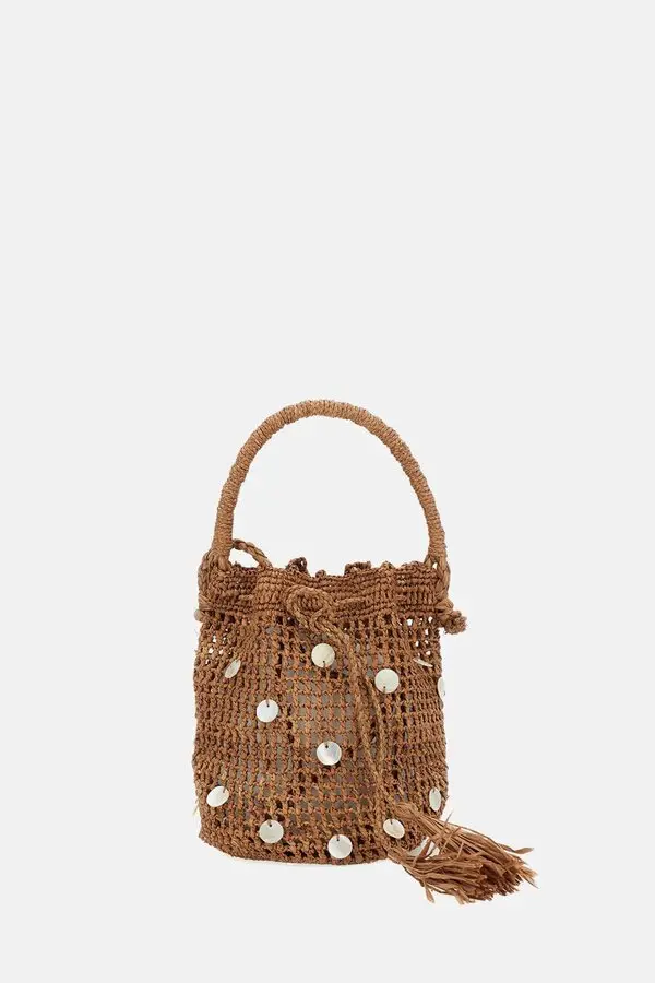 Alanui Raffia Bucket Bag