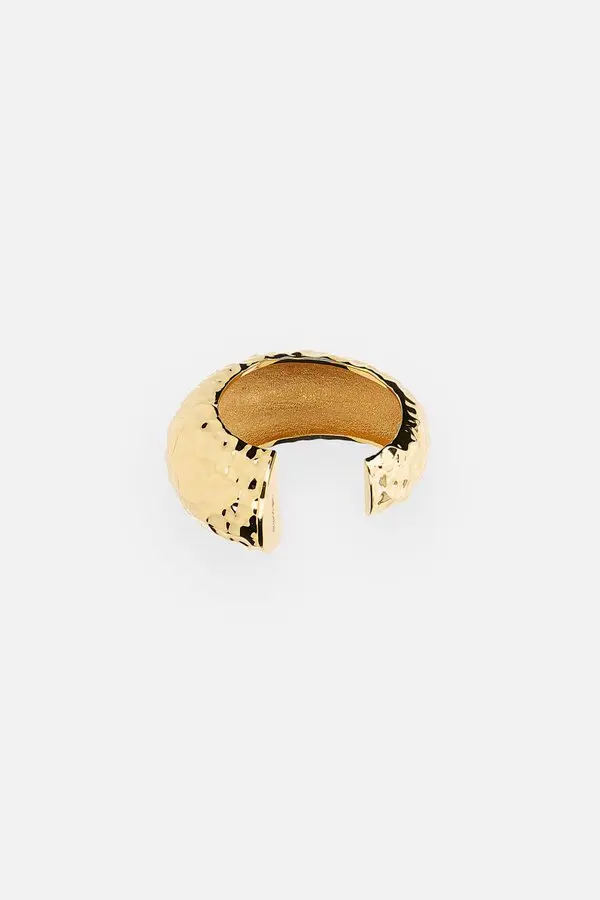 SELF-PORTRAIT Hammered -plated Bracelet - Gold
