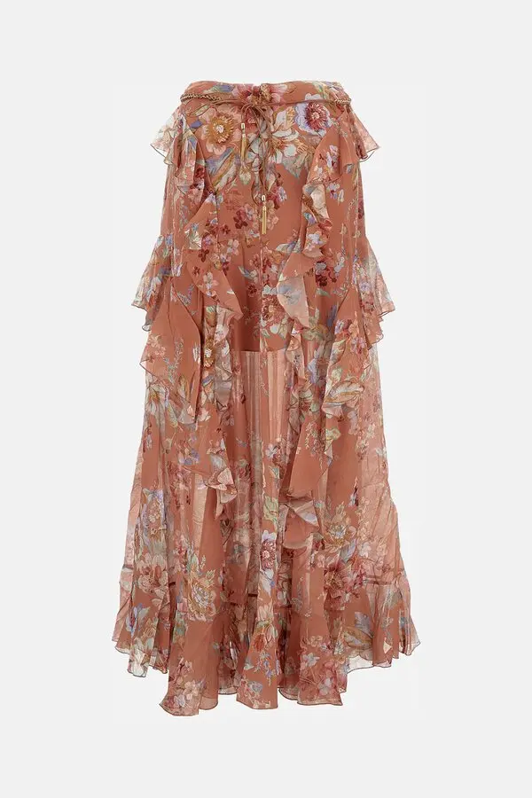 Zimmermann Maxi Ruffled Skirt