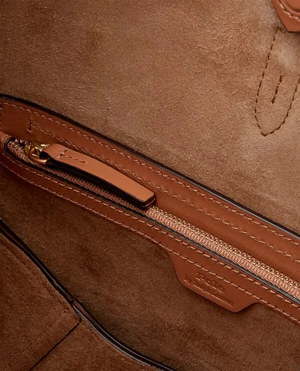 Polo Ralph Lauren Hobo Shoulder Bag - Brown