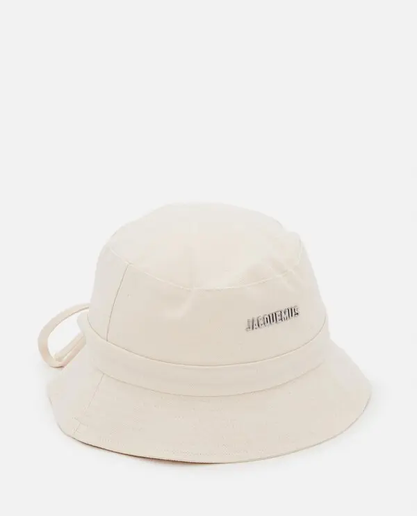 Jacquemus Le Bob Gadjo Bucket Hat - White