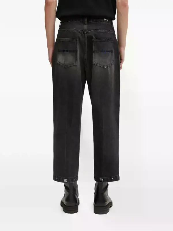 ADER ERROR Embroidered-trim Jeans