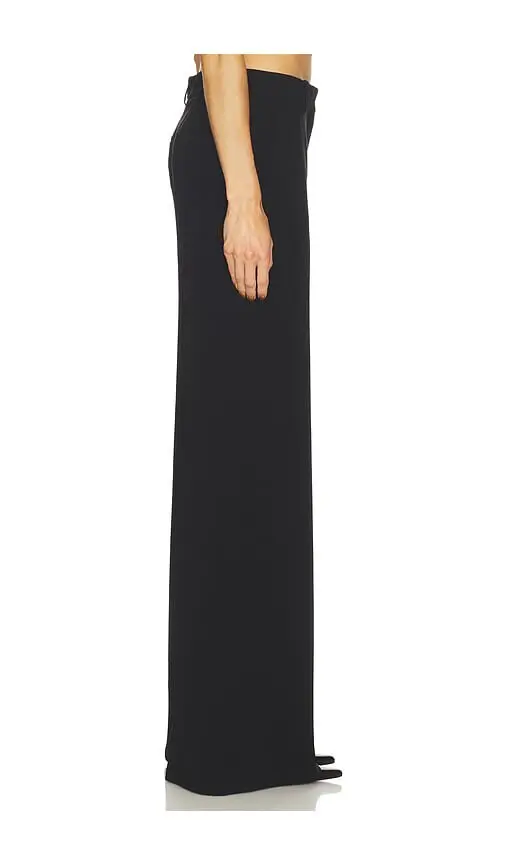 Theory Fluid Flare Crepe Pant - Black