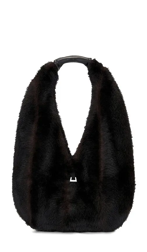 Apparis Colette Shaved Mink Fur Bag - Black
