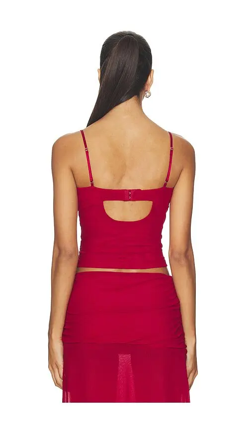 TIGER MIST Octavia Embellished Spaghetti Strap Top