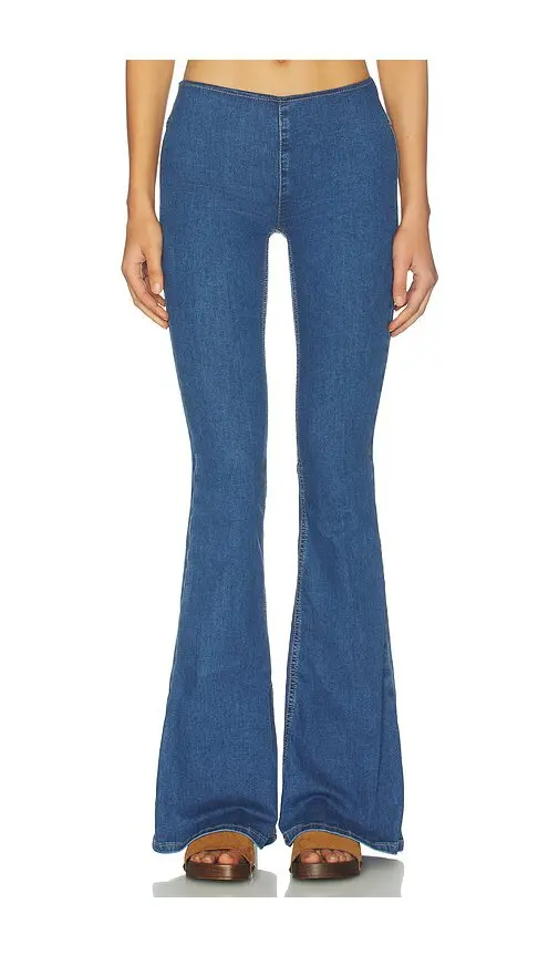 Free People Penny Pull-on Flare Jeans