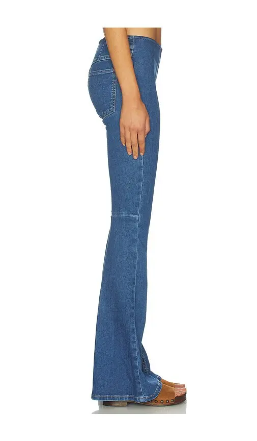 Free People Penny Pull-on Flare Jeans