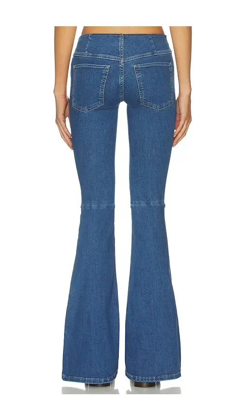 Free People Penny Pull-on Flare Jeans