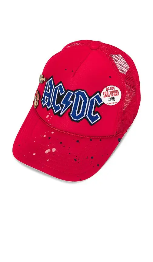 MadeWorn Ac/dc Trucker Hat - Red