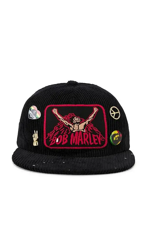 MadeWorn Bob Marley Baseball Cap - Black