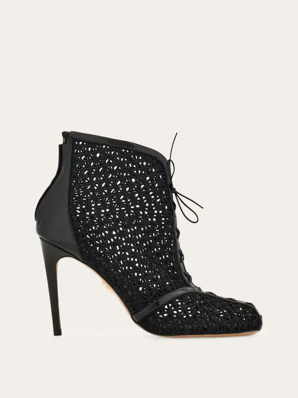 FERRAGAMO Macramé Ankle Boots
