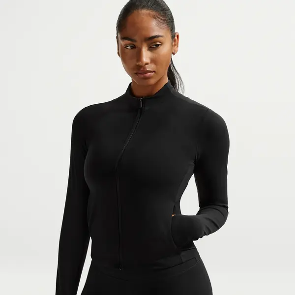 Nike Zenvy Dri-fit Full-zip Jacket - Black