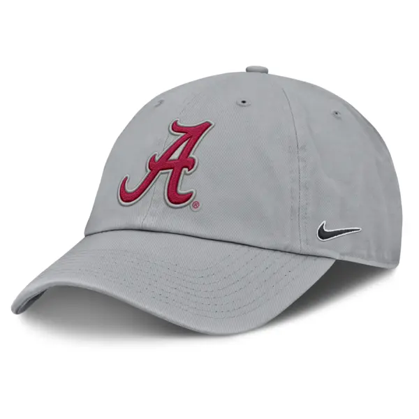 Nike Alabama 2025/26 College Football Playoff Bound Club Adjustable Hat - Grey