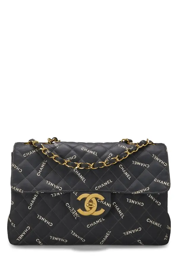 Chanel Logo Canvas Half Flap