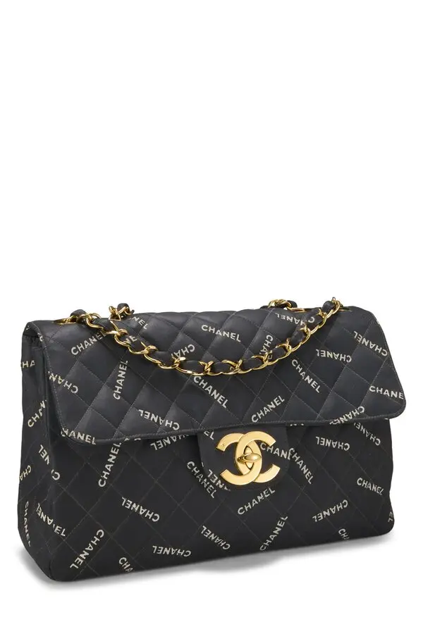 Chanel Logo Canvas Half Flap