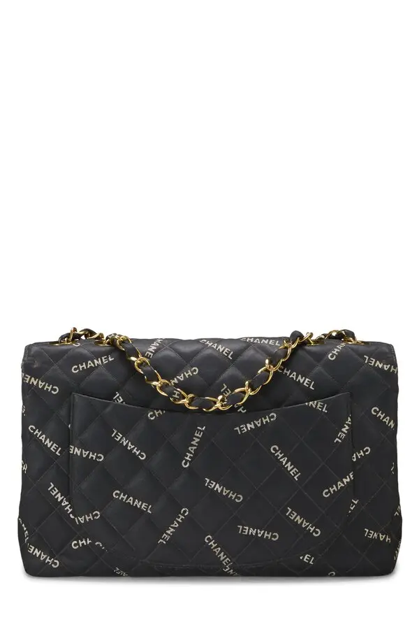 Chanel Logo Canvas Half Flap