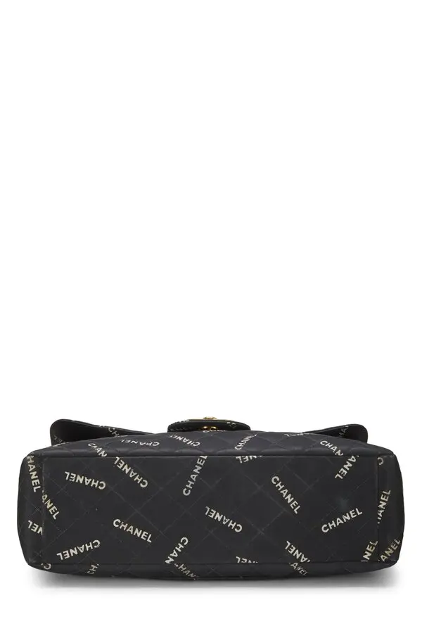 Chanel Logo Canvas Half Flap