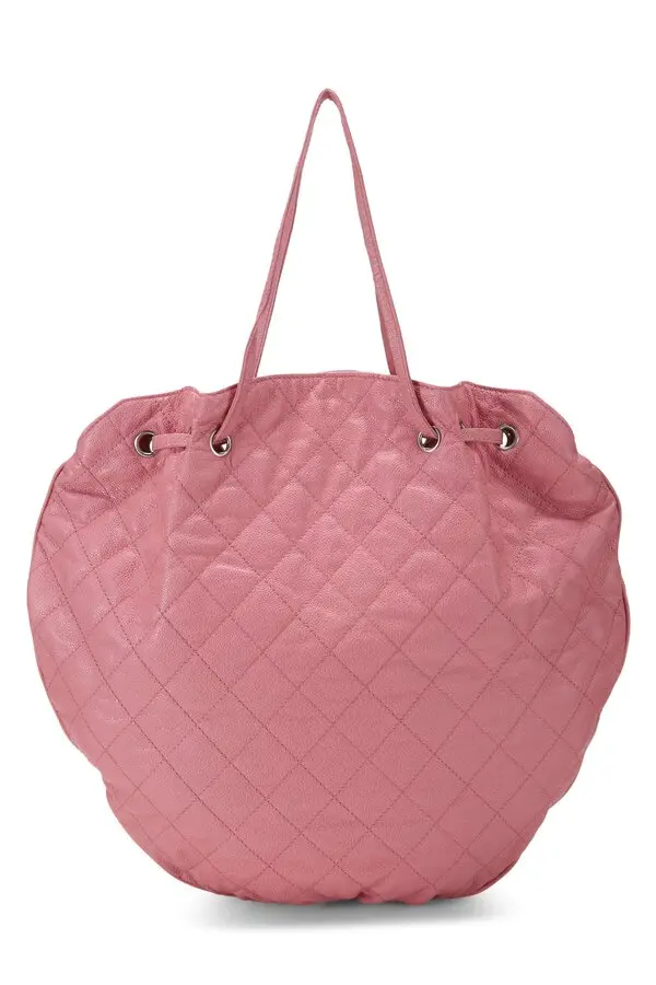 Chanel Caviar Cocomark Drawstring Tote