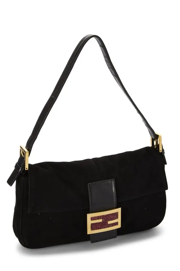 Fendi Suede Baguette Bag