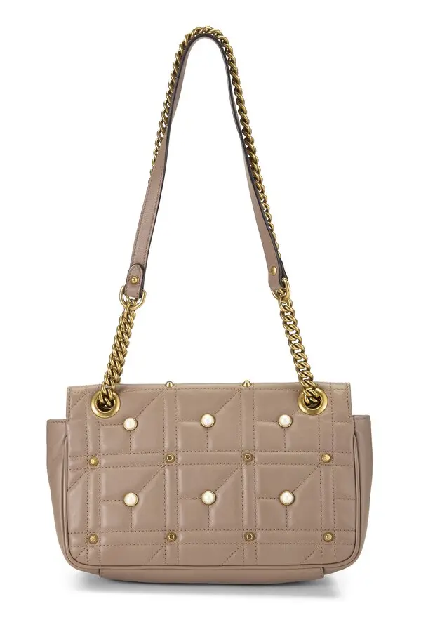 Gucci Leather Gg Marmont Shoulder Bag