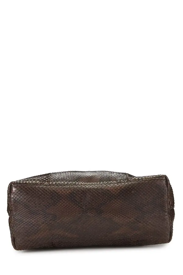 Gucci Python Bamboo Shoulder Bag
