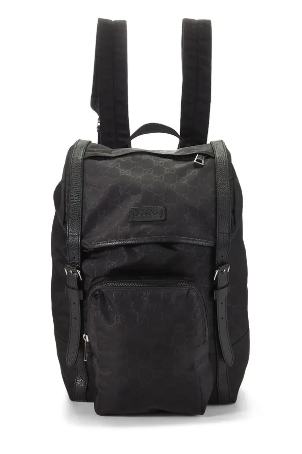Gucci Gg Rucksack Day Pack - Black