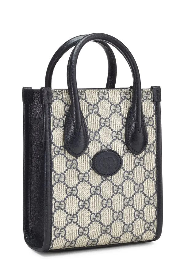 Gucci Gg Supreme Interlocking Tote