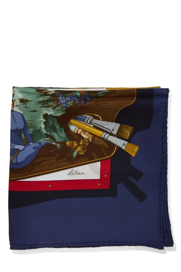 Hermès Multicolor 'mémoire D Silk Scarf 90