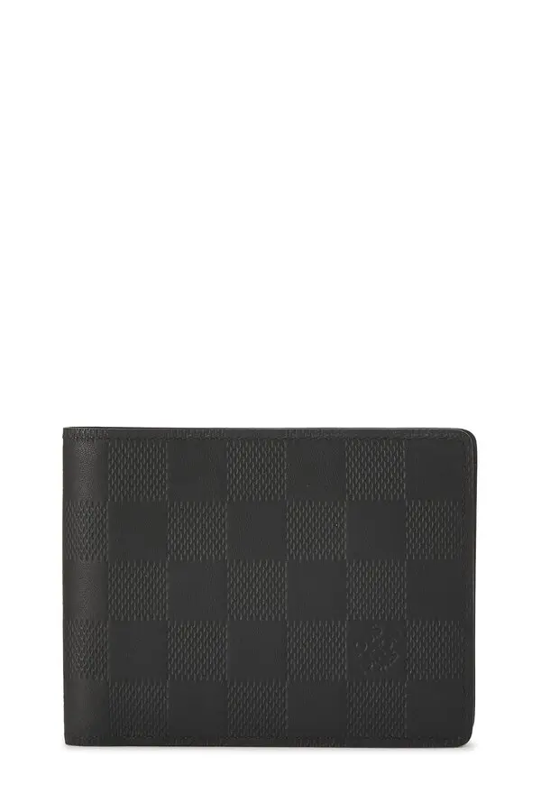 LOUIS VUITTON Damier Infini Multiple Wallet - Black