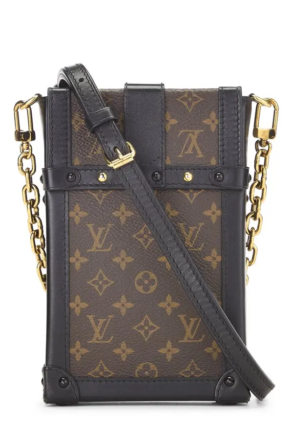 LOUIS VUITTON Monogram Pochette Trunk Verticale