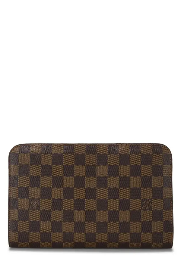 LOUIS VUITTON Damier Ebene Saint Louis Wristlet