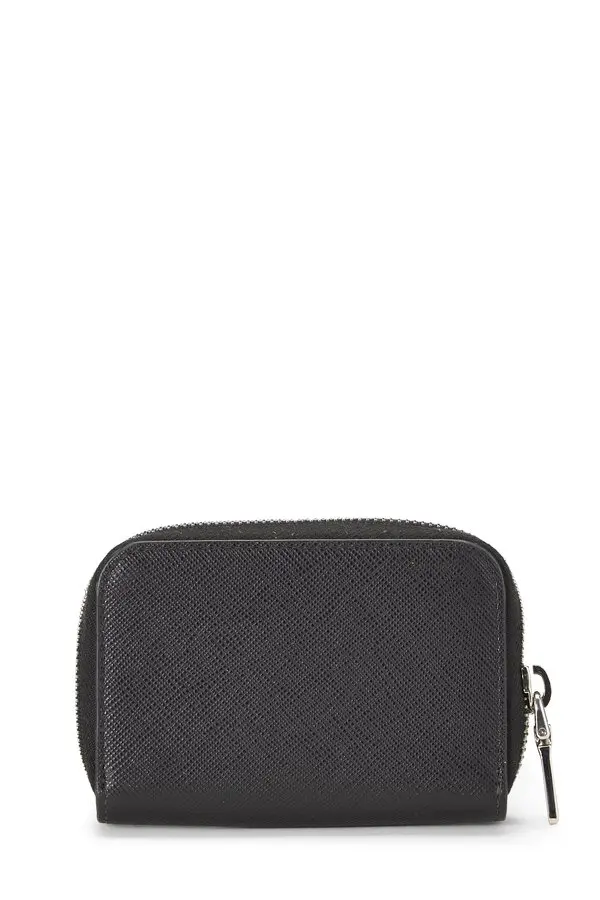 Prada Saffiano Zip Around Coin Purse
