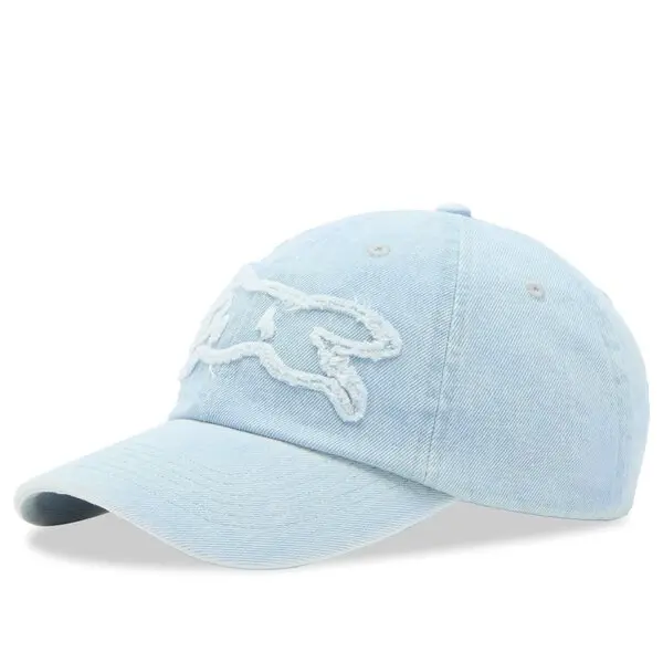 ICECREAM Appliqué Running Dog Cap - Light Wash Blue