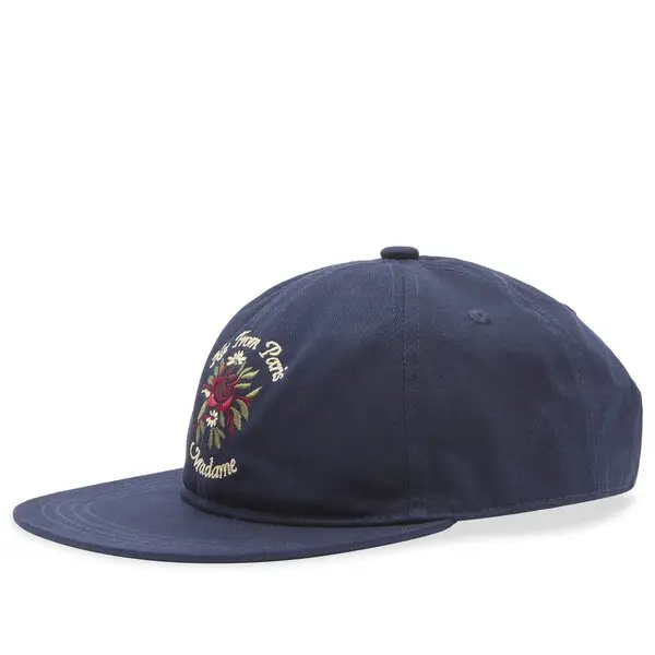 Drole De Monsieur Rose Slogan Cap - Navy