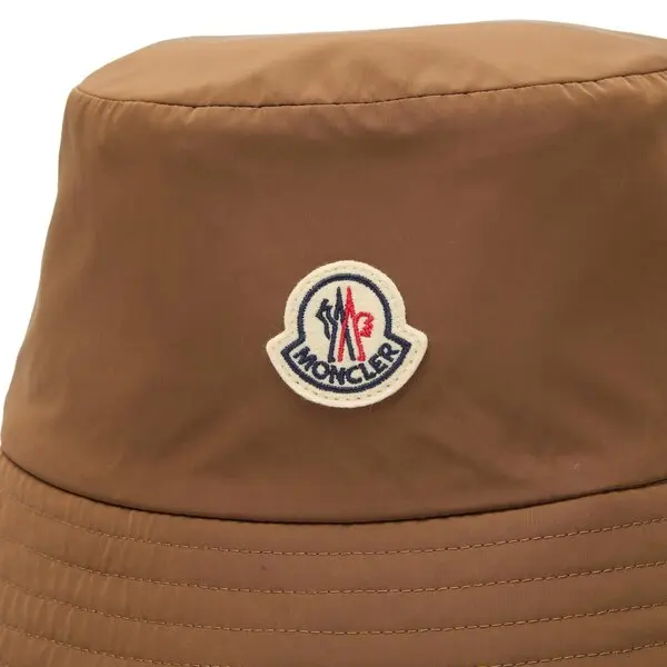 Moncler Teddy Fleece Bucket Hat - Brown