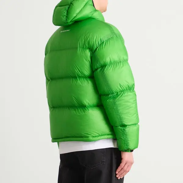 MKI MIYUKI ZOKU Translucent Hooded Bubble Jacket - Emerald