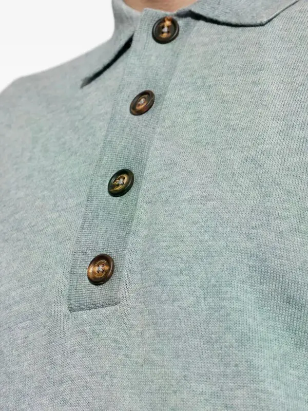 Eleventy Buttoned Polo Shirt