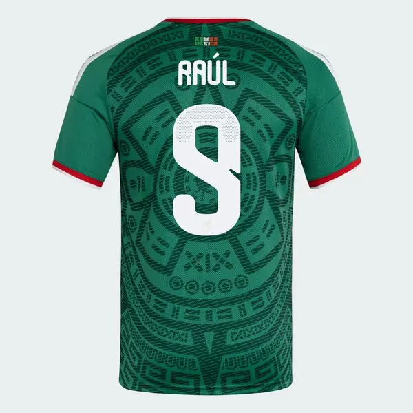 Adidas Mexico 26 Home Raul Jersey