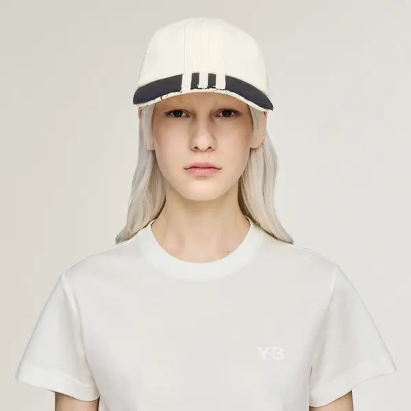 Adidas Y-3 Stripes Cap - Off White