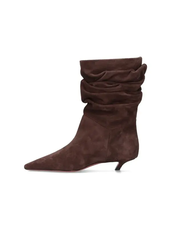 Amina Muaddi Jamie Ankle Boots