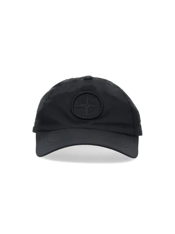 Stone Island Compass Baseball Cap - Black