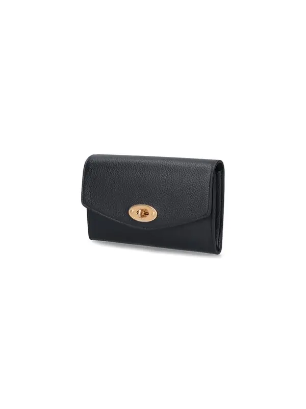Mulberry Medium Wallet "darley - Black