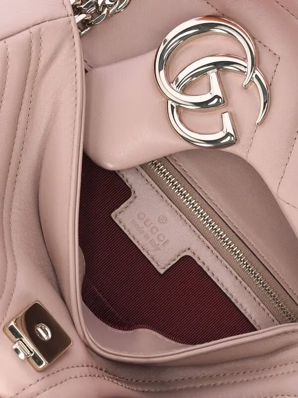 Gucci Gg Marmont Medium Shoulder Bag - Pink