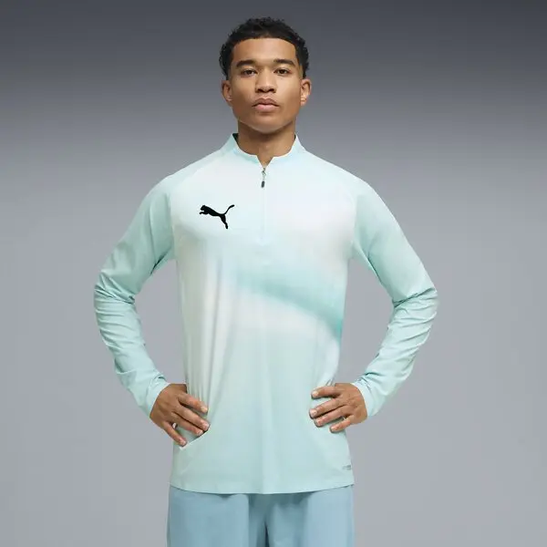 PUMA Individual Lightspeed Ultimate Quarter-zip Top - Blue