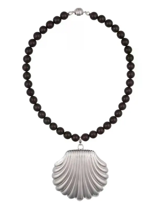 JULIETTA Holbox Shell Pendant Necklace - Silver